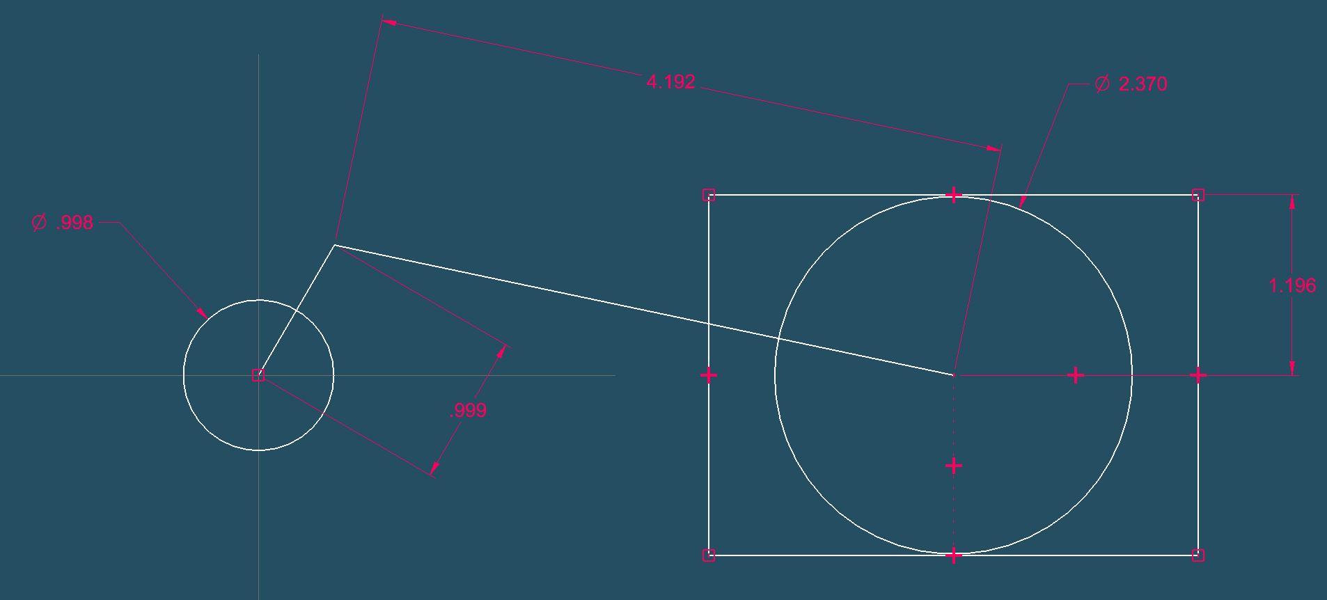 Solved I need help with trying to draw a slider-crank | Chegg.com