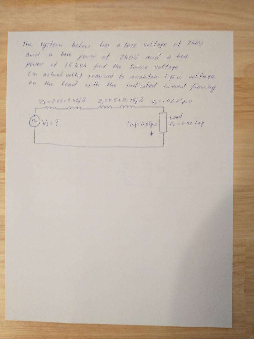 Solved aud a base powar of 2400 ﻿and a base poweer of 2s | Chegg.com