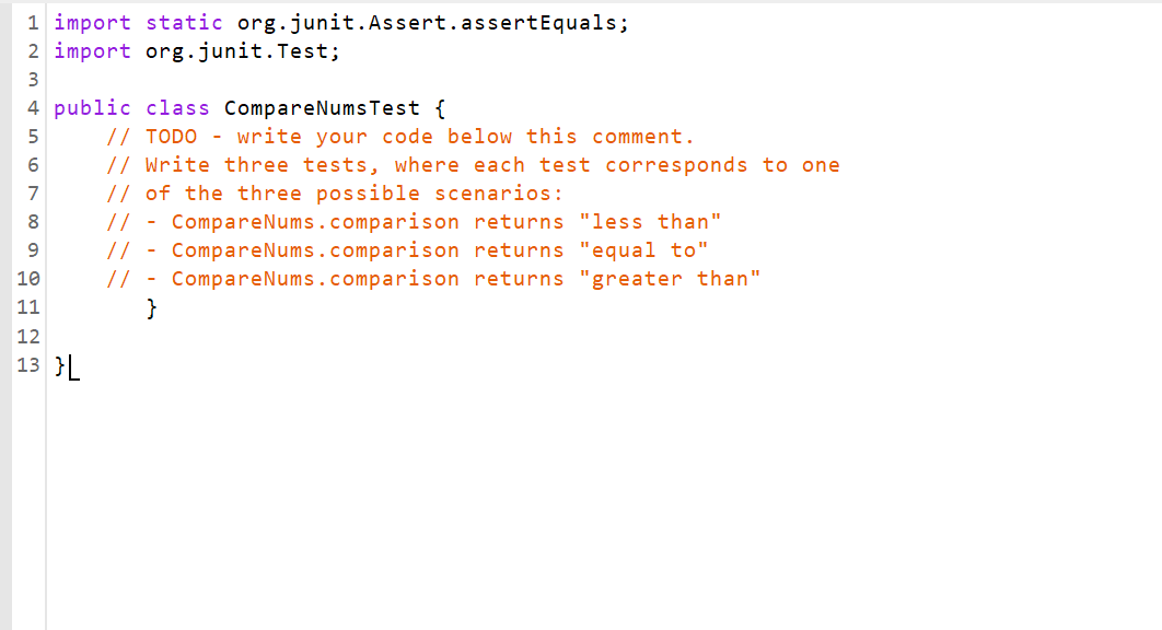 Solved import java.util.scanner; public class Comparenums \{ | Chegg.com