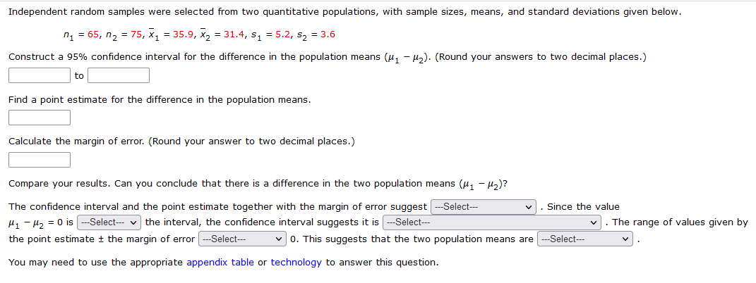 Solved Dropdown Options:Different Conclusions, The same | Chegg.com