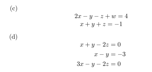 Solved Solve each system using matrix notation. Express the | Chegg.com