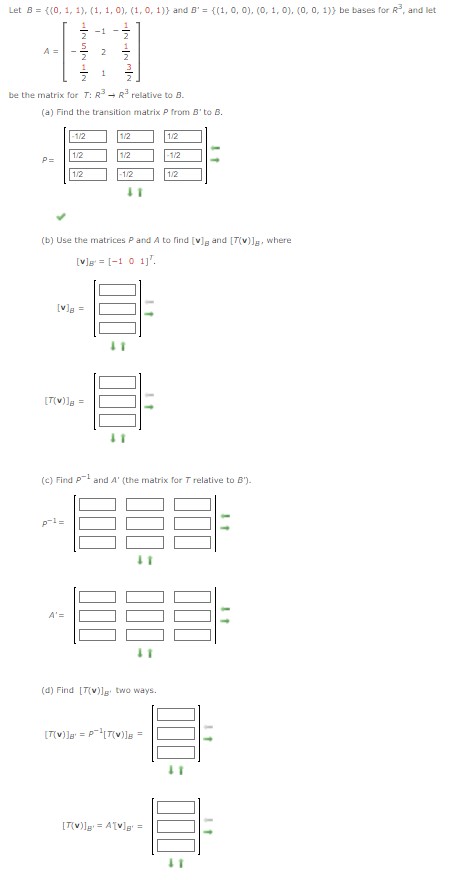 Solved Linear Algebra problem. I would be really appreciated | Chegg.com