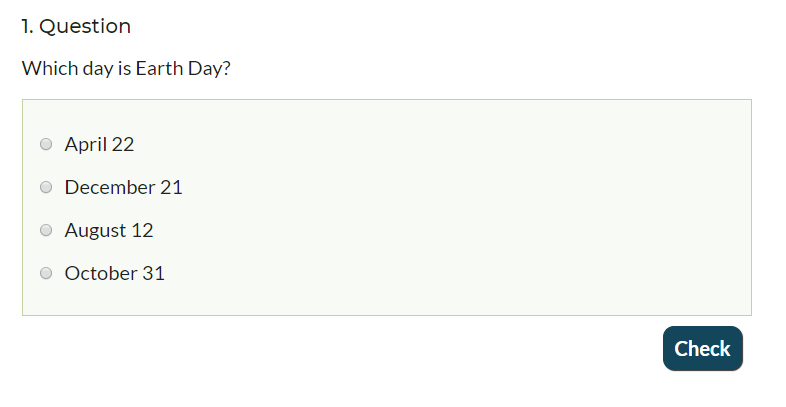 Solved Could you help me create a simple multiple-choice | Chegg.com