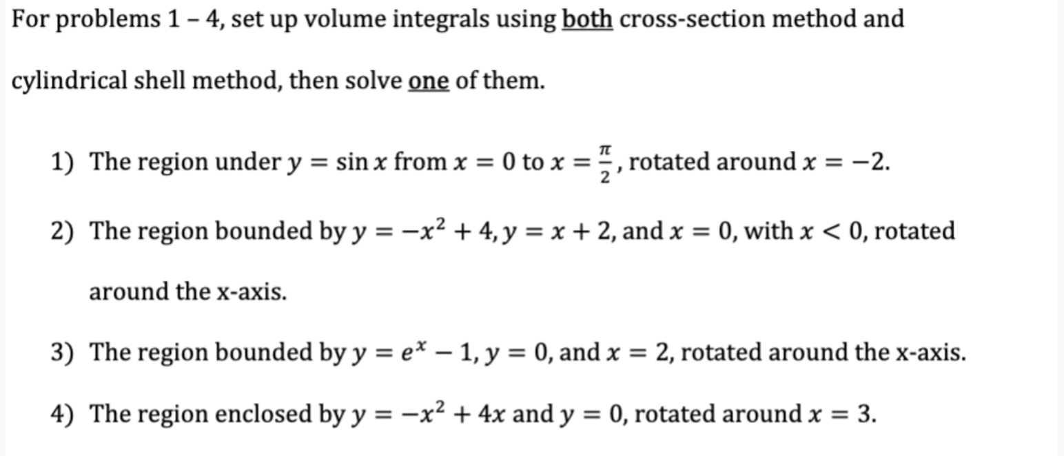 Solved I don't know problem 2.3.4 ﻿thanksFor problems 1-4, | Chegg.com