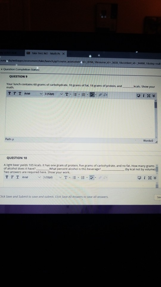 Solved Take Test: M2-Math Pr X у.edu/webapps assessmentta | Chegg.com