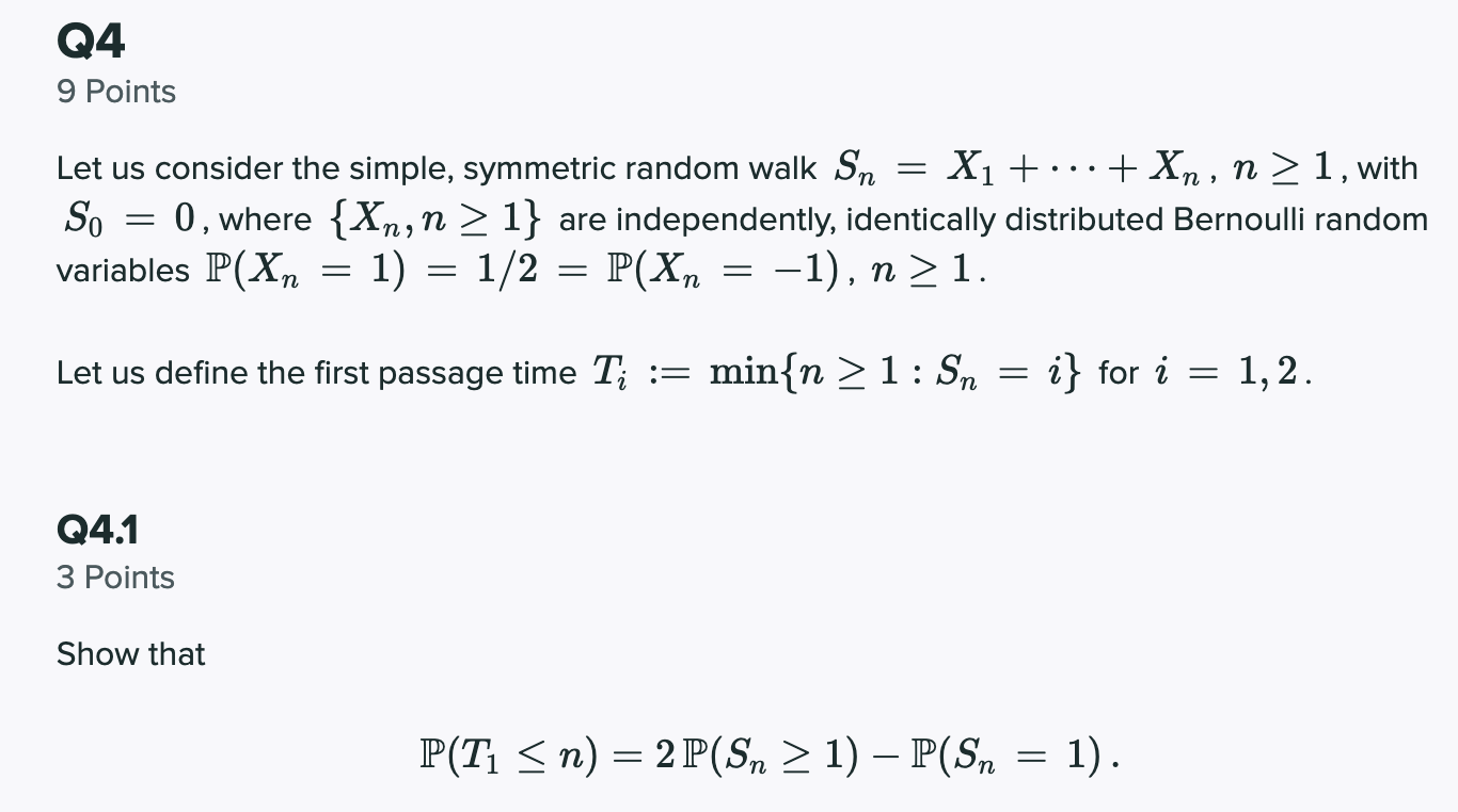 Q4 9 Points = Let us consider the simple, symmetric | Chegg.com