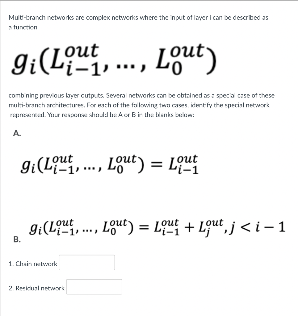 Solved Multi-branch networks are complex networks where the | Chegg.com