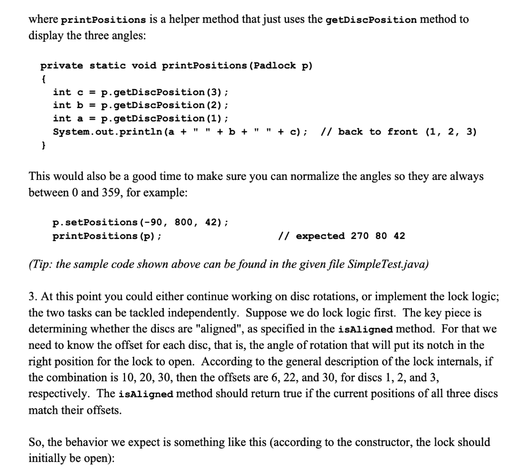Need in JAVA please and thanks! need asap | Chegg.com