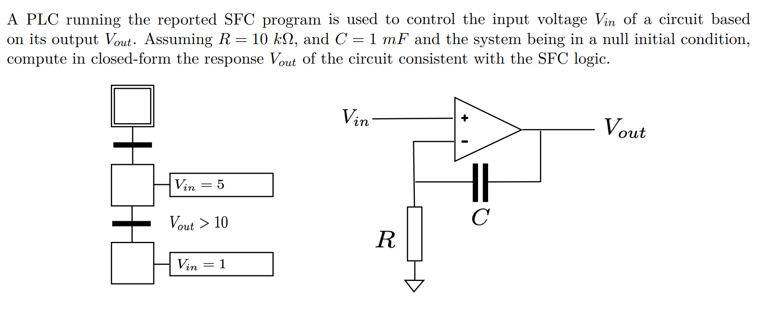 Solved A PLC running the reported SFC program is used to | Chegg.com Solved A PLC running the reported SFC program is used to | Chegg.com