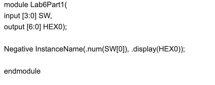 Solved Create a new module. Use switches 0−7 as an eight-bit | Chegg.com