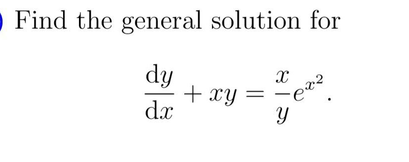 Solved Question 2. (5 points) Find the general solution for | Chegg.com