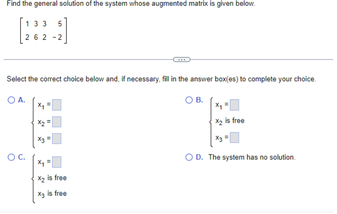 Solved [1236325−2] Select the correct choice below and, if | Chegg.com