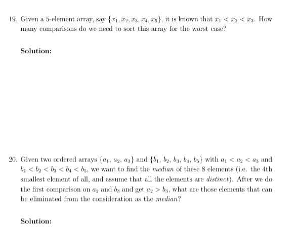 Solved 11. If a given array does not contain any adjacent | Chegg.com