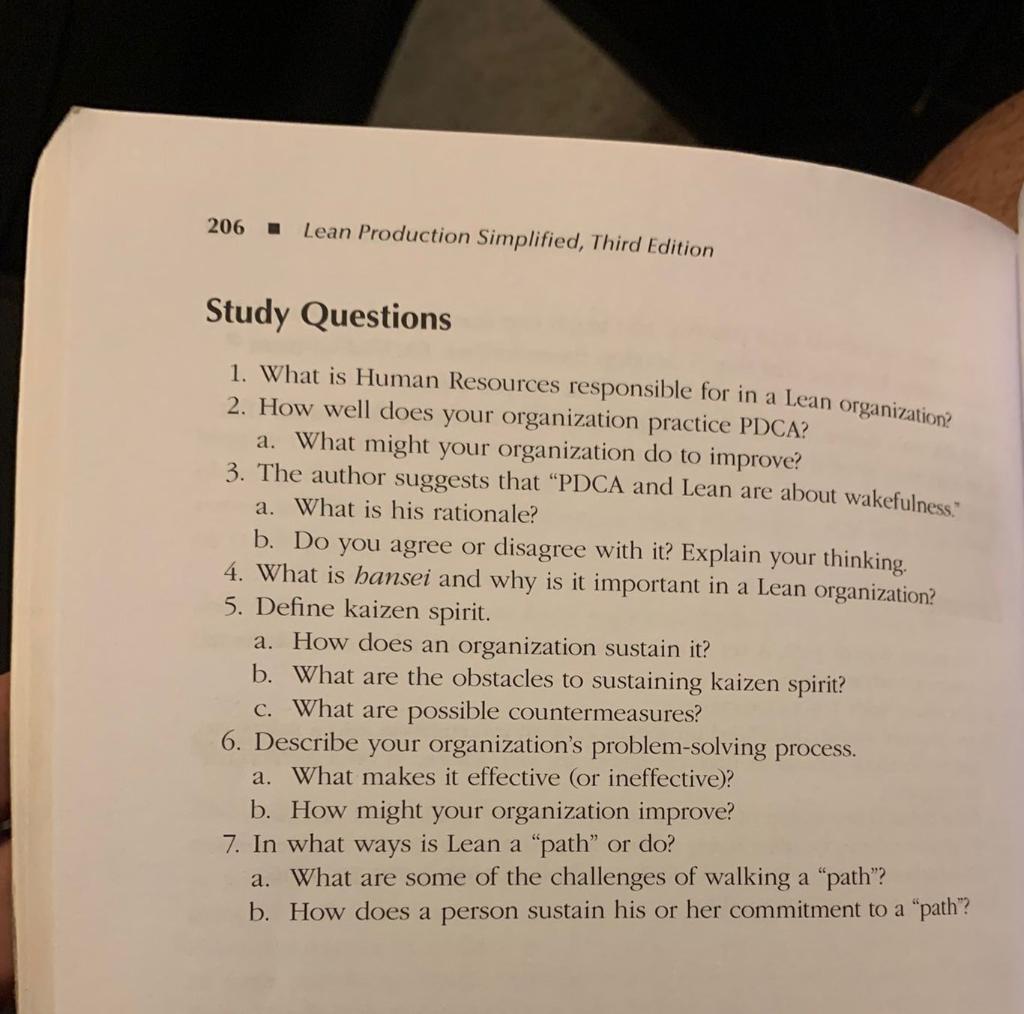 206 Lean Production Simplified, Third Edition Study | Chegg.com
