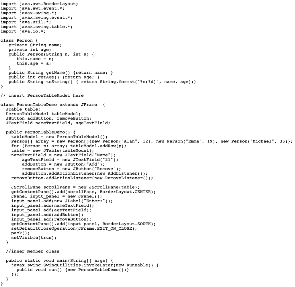 Consider the following java program: class | Chegg.com