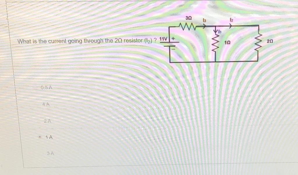 Solved What is the current going through the 2 Ohm Resistor | Chegg.com