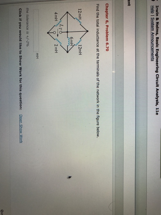 Solved Irwin & Nelms, Basic Engineering Circuit Analysis, | Chegg.com Solved Irwin & Nelms, Basic Engineering Circuit Analysis, | Chegg.com