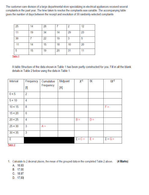 Solved Draw an OGIVE curve depicting the grouped data in | Chegg.com
