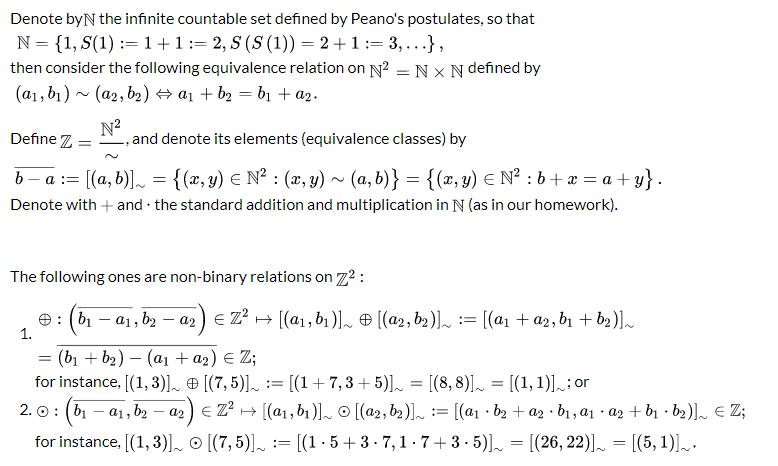 Solved Denote byN the infinite countable set defined by | Chegg.com