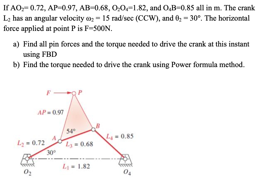 Solved If AO2=0.72,AP=0.97,AB=0.68,O2O4=1.82, and O4 B=0.85 | Chegg.com
