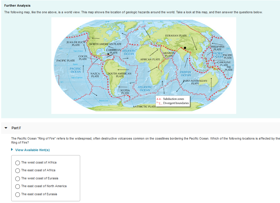 Solved Further Analysis The following map, like the one | Chegg.com