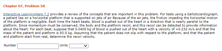 Solved Chapter 07, Problem 58 Interactive Learning Ware 7.2 | Chegg.com
