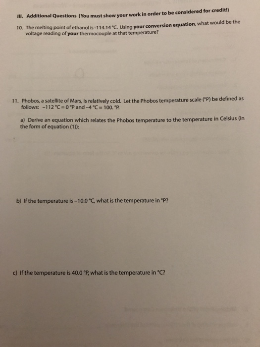 Solved Questions (You must show your work in order to be | Chegg.com