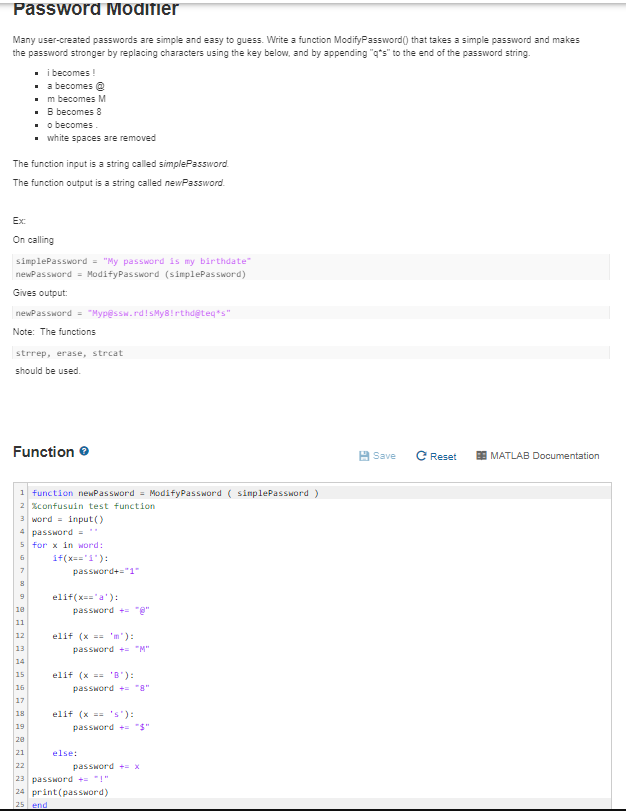 Solved Password Modifier Many User Created Passwords Are