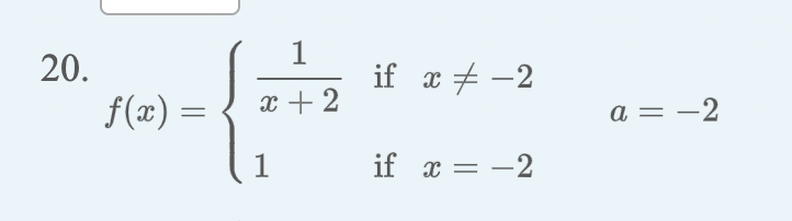 Solved Explain why the function is discontinous at the given | Chegg.com