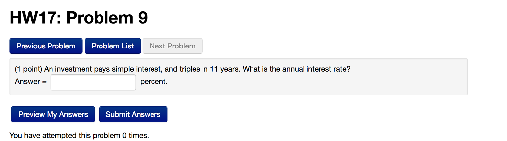 Solved HW17: Problem 9 Previous Problem Problem ListN Next | Chegg.com
