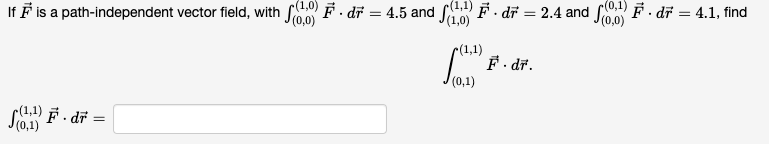 Solved If F is a path-independent vector field, with | Chegg.com
