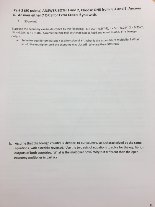 Solved Part 2 (50 points) ANSWER BOTH 1 and 2, Choose ONE | Chegg.com