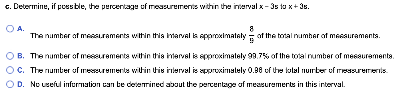 Solved For a set of data with a mound-shaped relative | Chegg.com