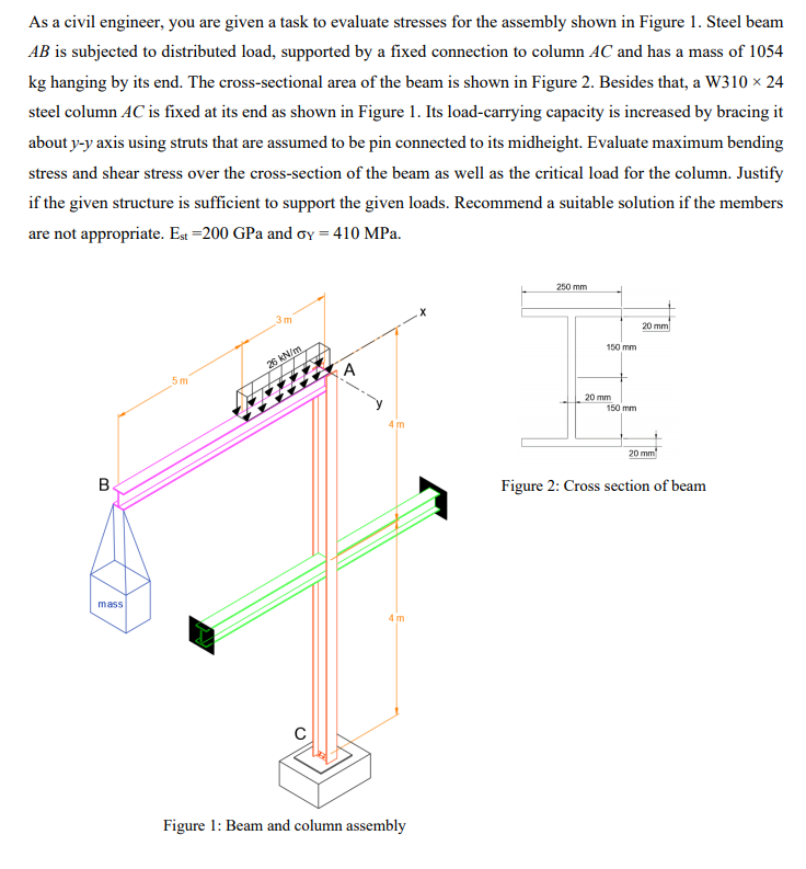 Solved As a civil engineer, you are given a task to evaluate | Chegg.com