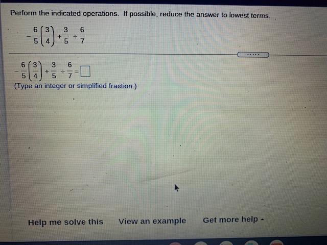 Solved Perform the indicated operations. If possible, reduce | Chegg.com