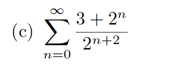 Solved Find the sum of the given series, or show that the | Chegg.com