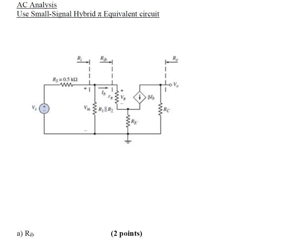 Solved DC Analysis: Please show all steps in solving the | Chegg.com