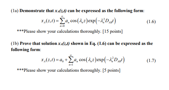 Solved Part 1: Analytical method for solving a PDE Problem 1 | Chegg.com