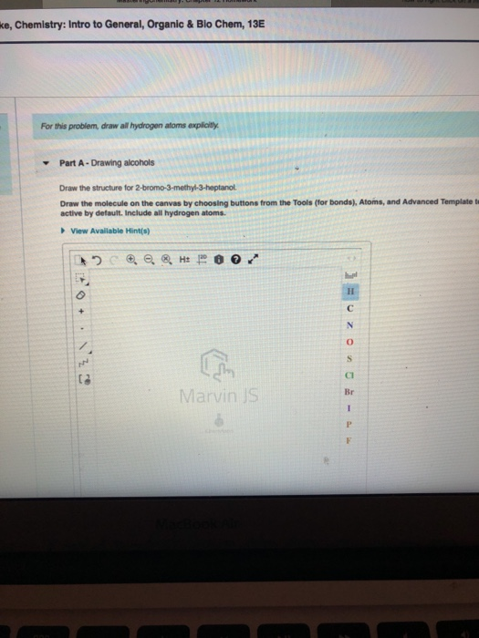 Solved ke, Chemistry: Intro to General, Organic & Blo Chem, | Chegg.com