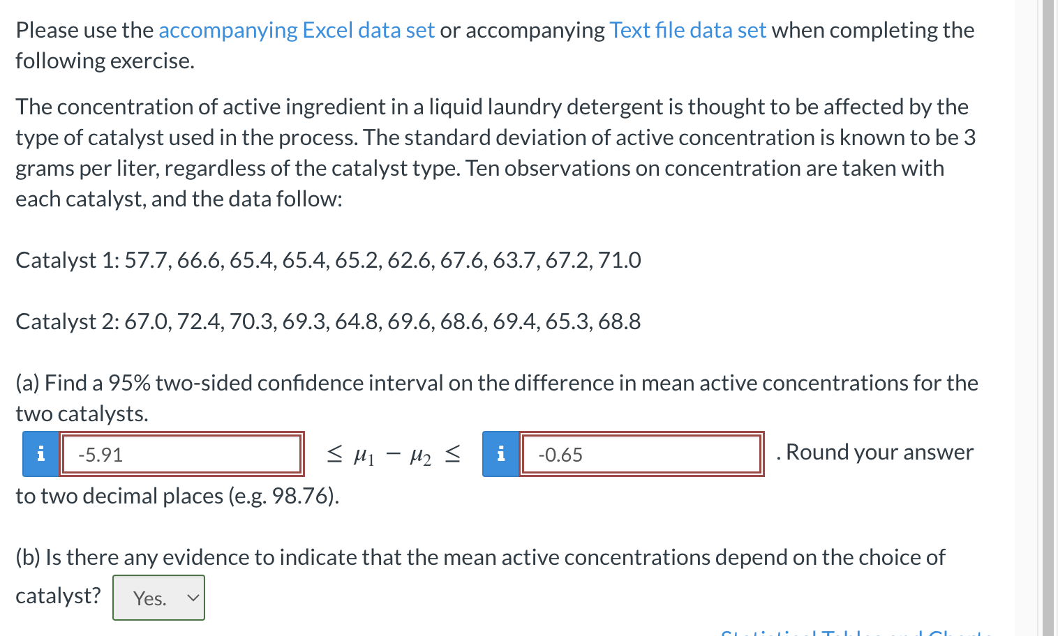 Solved Please use the accompanying Excel data set or | Chegg.com