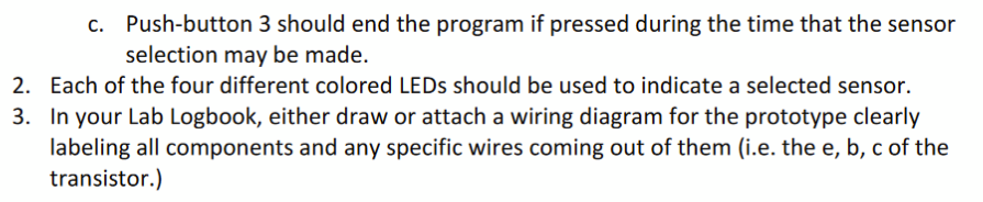 Solved Only three push-buttons are to be used to control the | Chegg.com