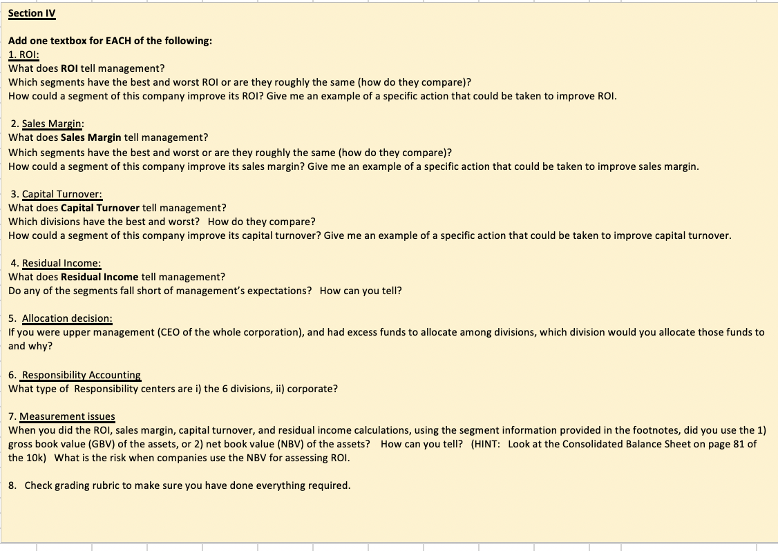 Segment (Division Evaluation In this assignment you | Chegg.com