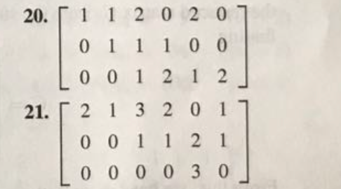 Solved In Exercises 11-21. each of the given matrices | Chegg.com