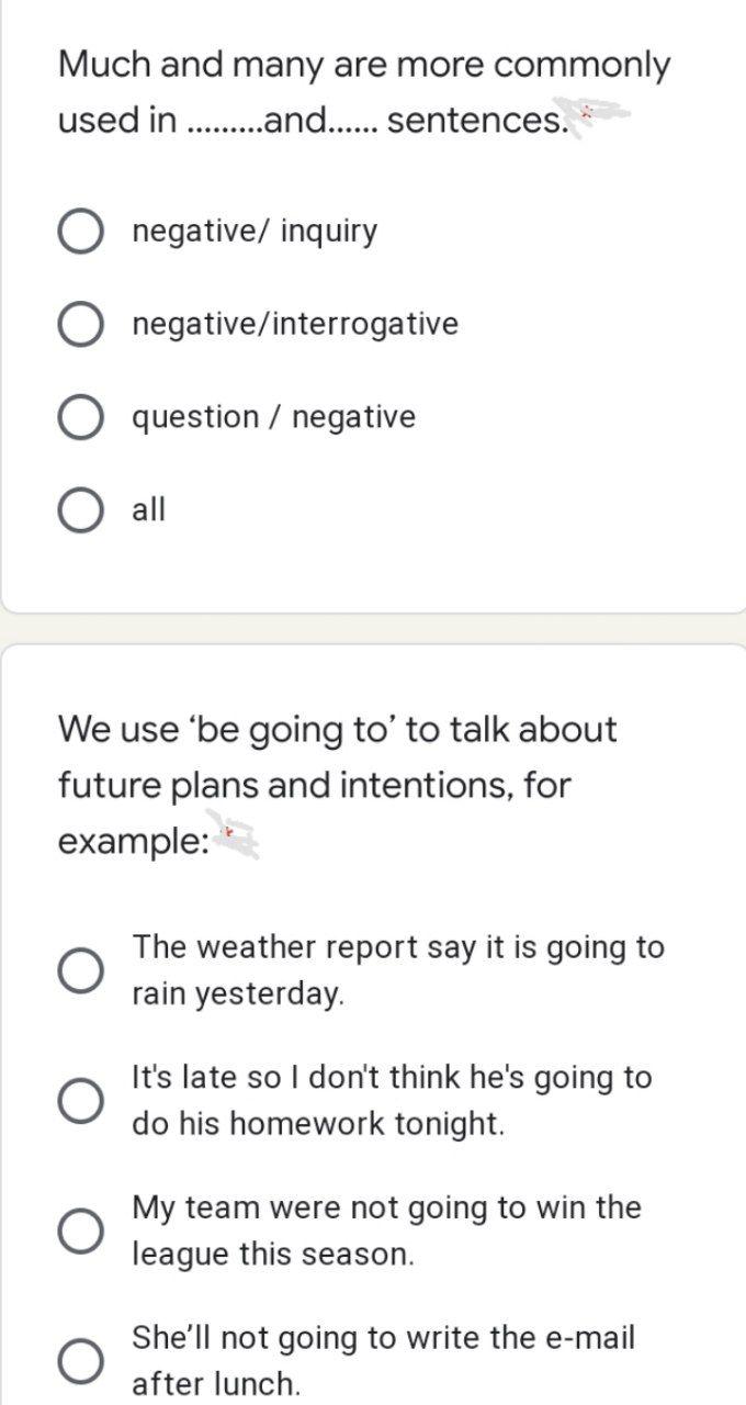 Solved Much and many are more commonly used in | Chegg.com