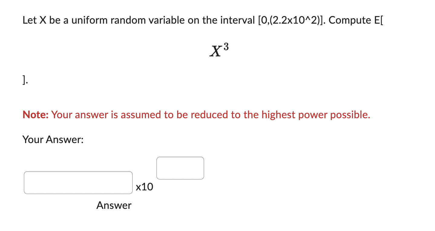 Solved Let X be a uniform random variable on the interval | Chegg.com