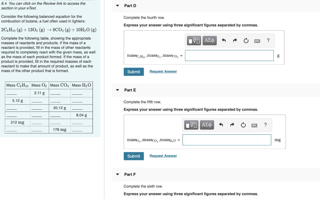 Solved Part A Complete the first row. Express your answer | Chegg.com