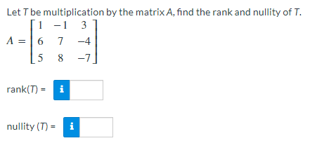 Solved Find a basis for the kernel of the linear operator: | Chegg.com