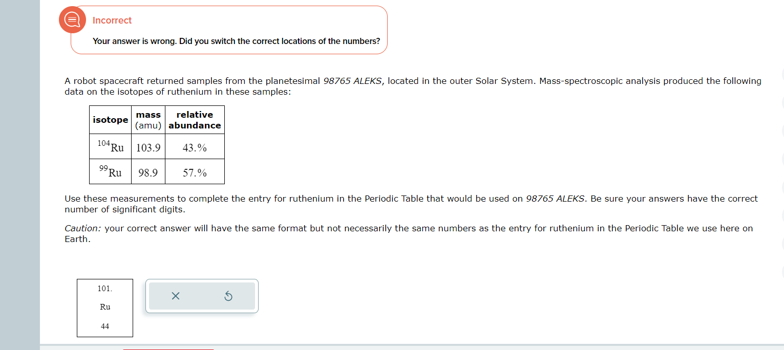 Solved A robot spacecraft returned samples from the | Chegg.com