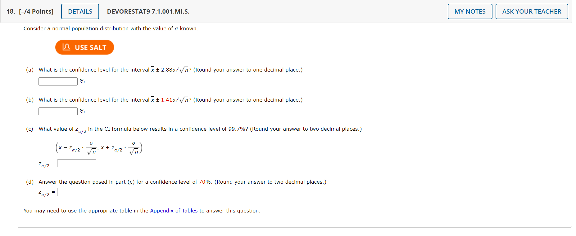 Solved Consider a normal population distribution with the | Chegg.com