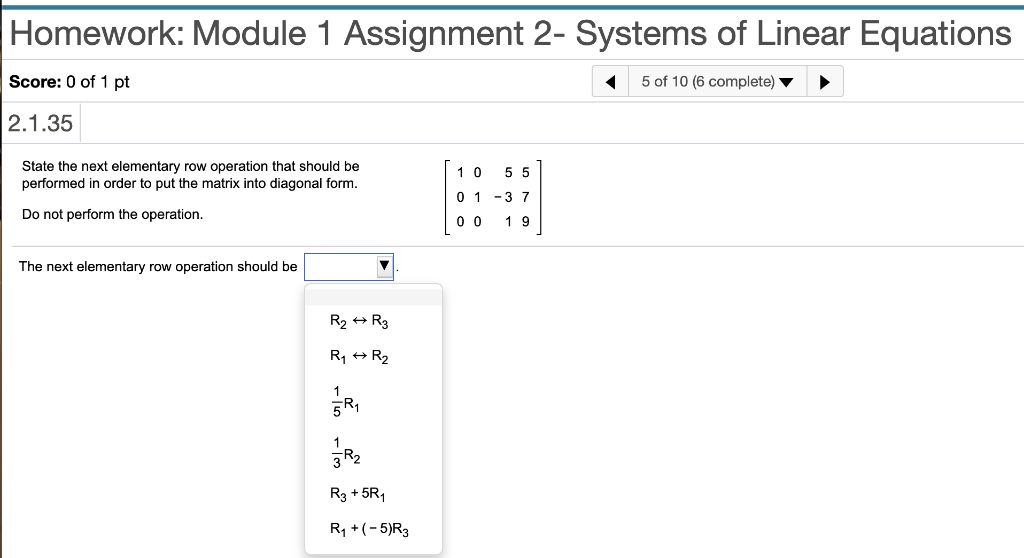 Solved Homework Module 1 Assignment 2 Systems Of Linear